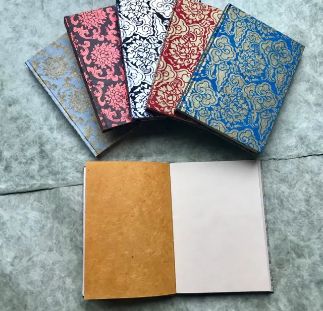 Tibetan Paper & Handicraft - "Pema" Notebook - Coloured Lokta Papers ...