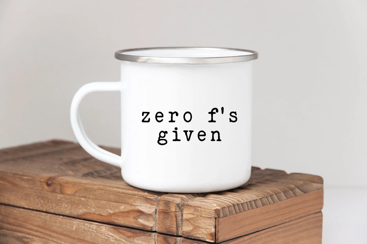Zero f's Given mug | Art Noise